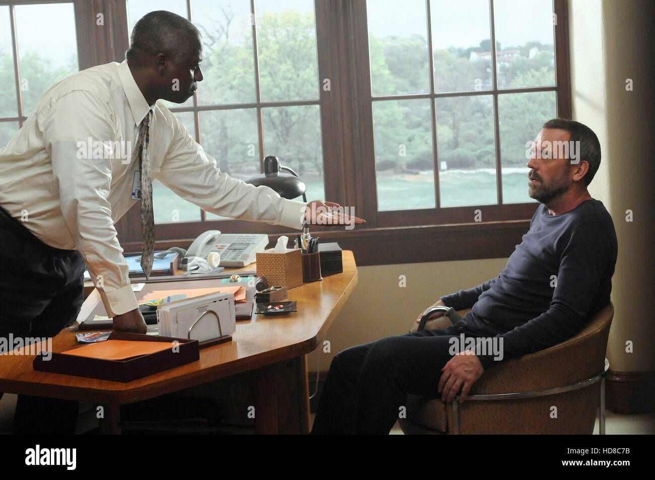 HOUSE, (from left): Andre Braugher, Hugh Laurie, 'Broken', (Season 6 ...