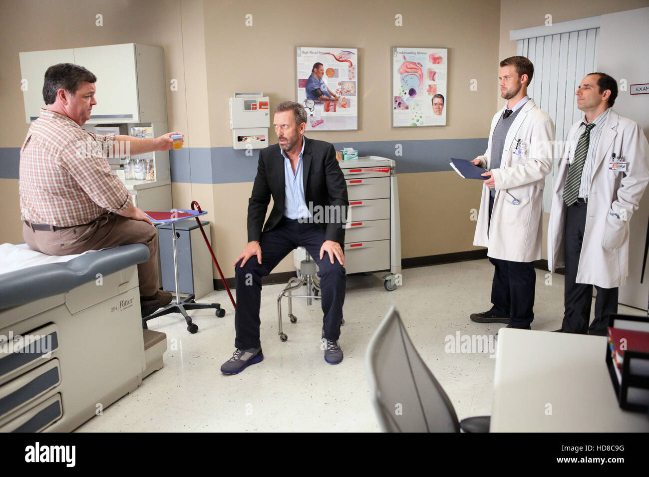 HOUSE, (from left): John Scurti, Hugh Laurie, Jesse Spencer, Peter ...