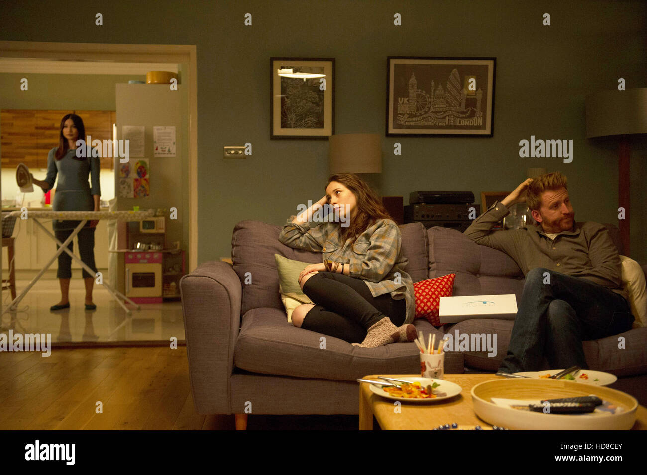 HUMANS, (from left): Gemma Chan, Lucy Carless, Tom Goodman Hill ...