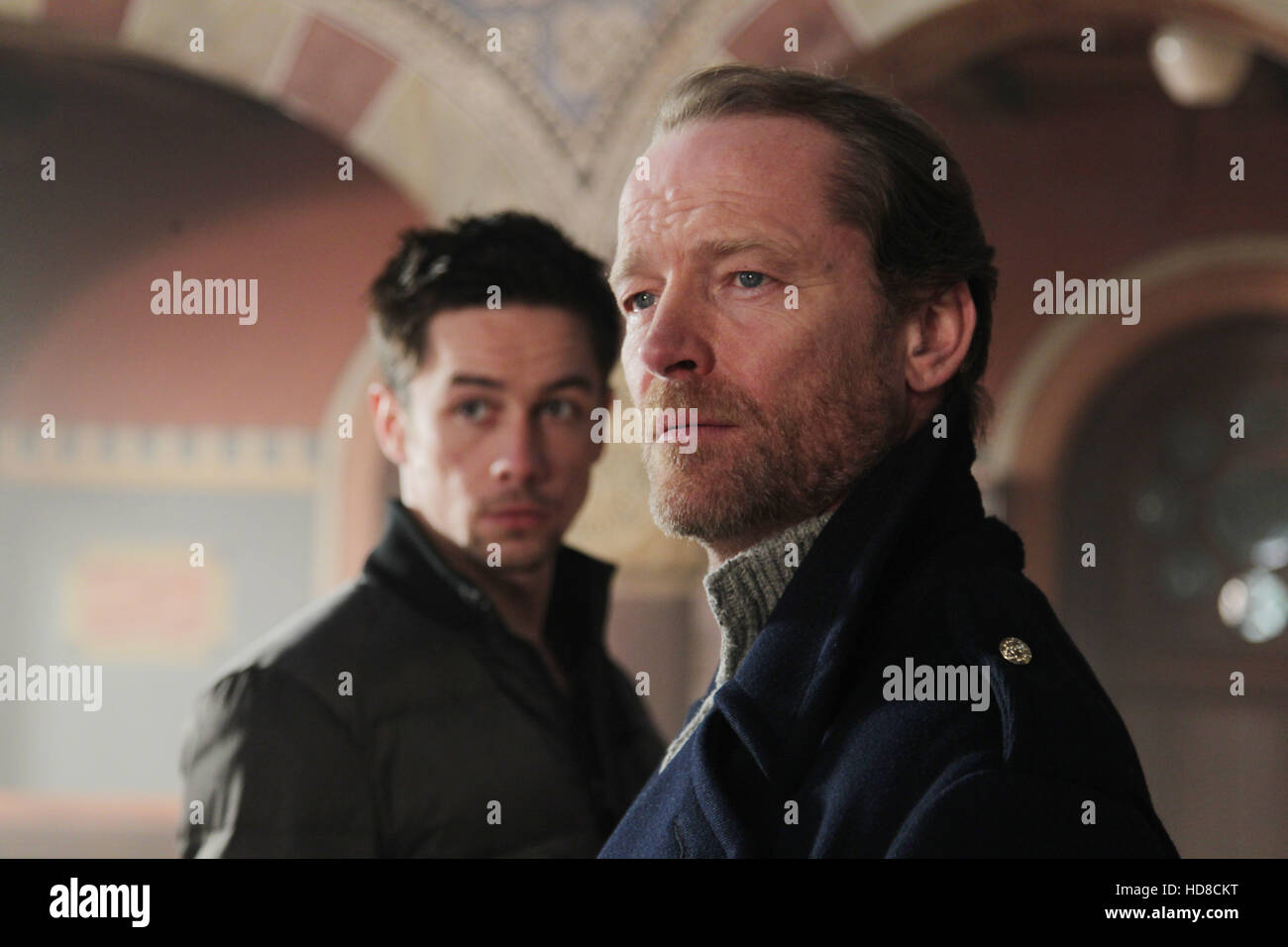JACK TAYLOR: PRIEST, (from left): Killian Scott, Iain Glen, (aired Nov ...