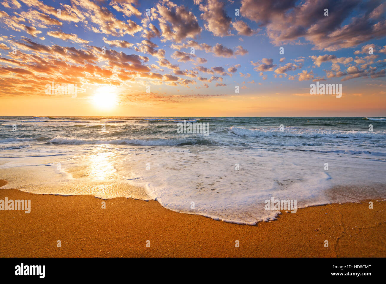 Early morning , sunrise over sea Stock Photo - Alamy