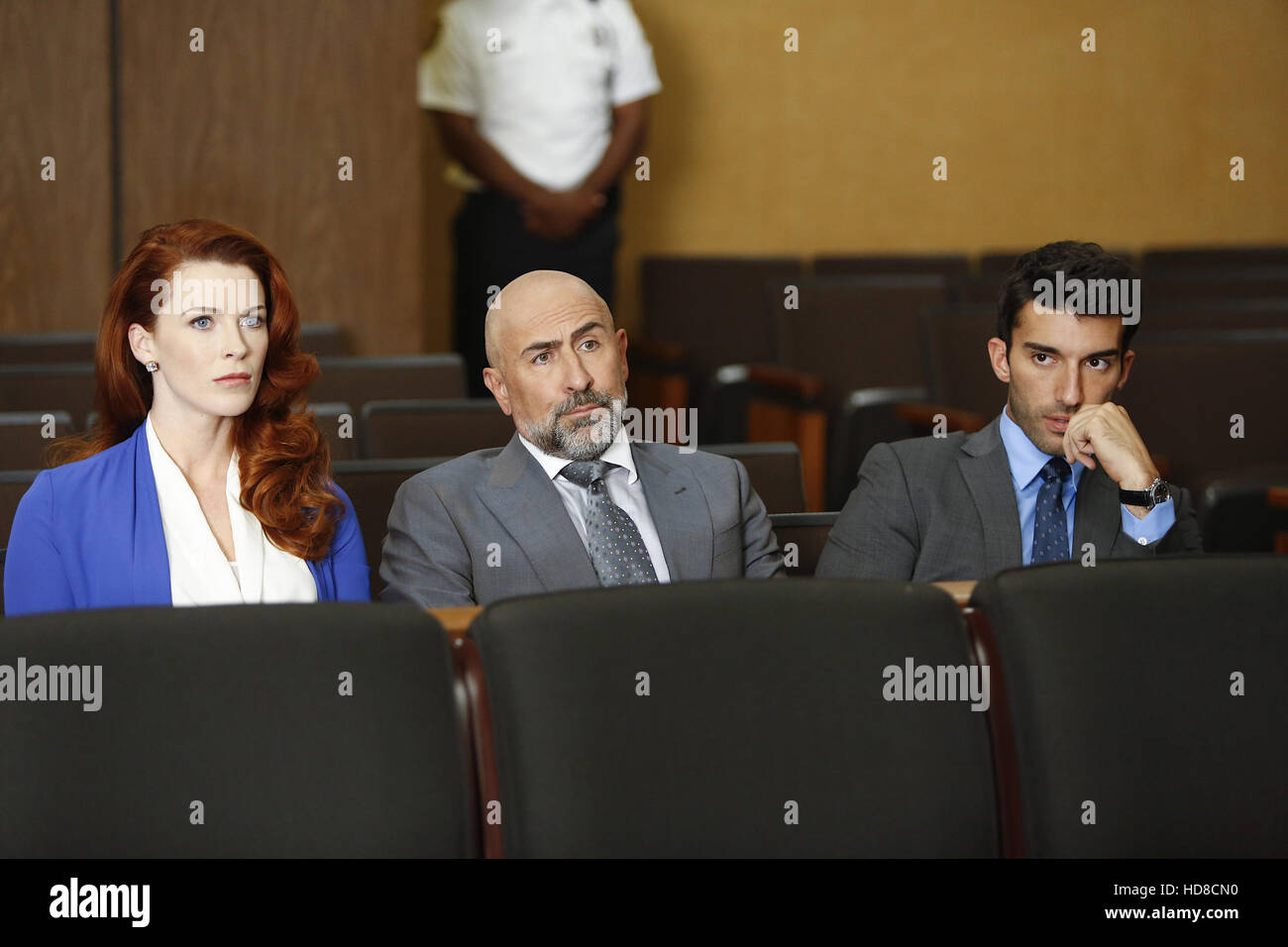 JANE THE VIRGIN, (from left): Bridget Regan, Carlo Rota, Justin Baldoni ...