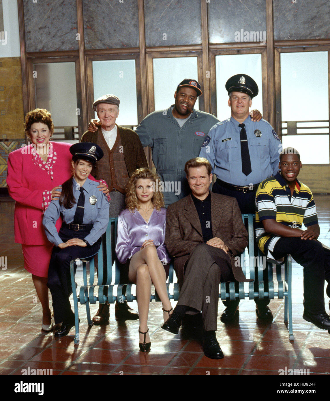 THE JOHN LARROQUETTE SHOW, (standing l-r): Liz Torres, Bill Morey, Chi ...