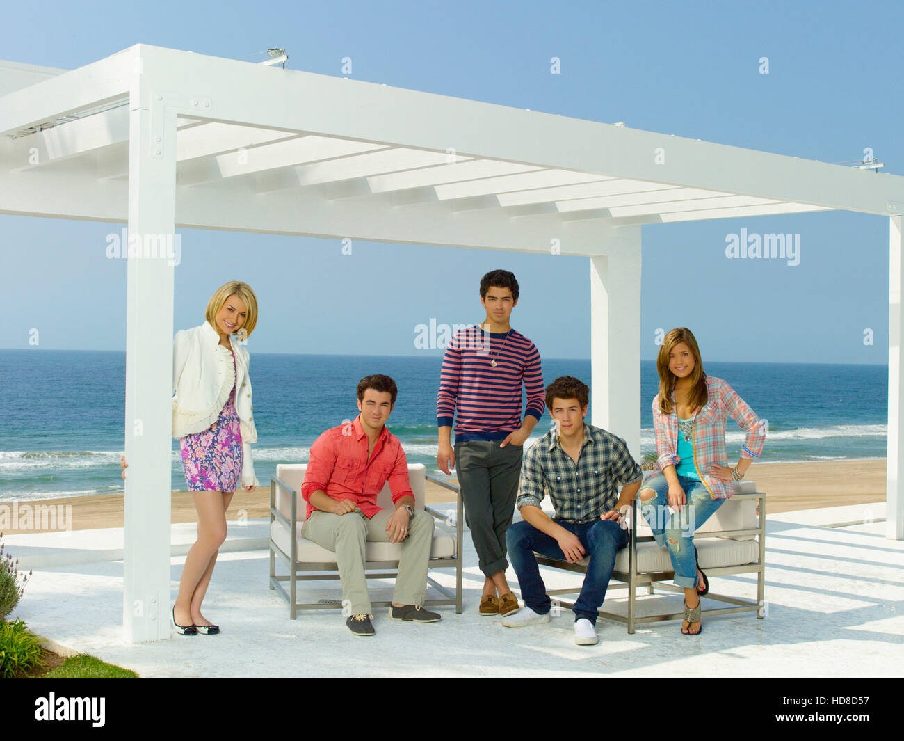 JONAS L.A. (aka JONAS), from left: Chelsea Staub, Kevin Jonas, Joe ...