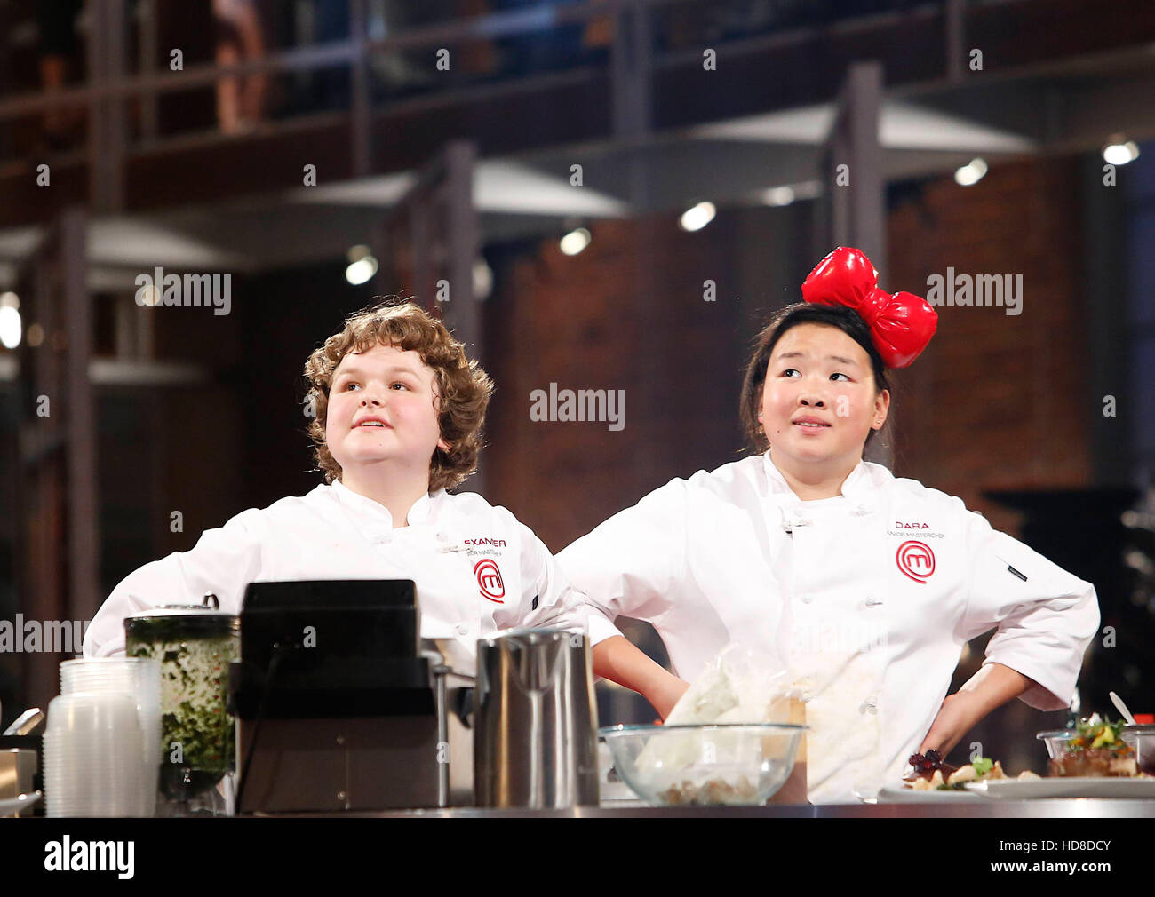 MASTERCHEF JUNIOR, (aka JUNIOR MASTERCHEF), l-r: Alexander Weiss, Dara ...