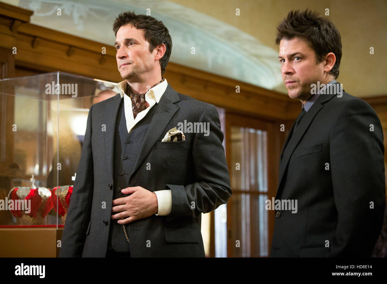 THE LIBRARIANS, l-r: Noah Wyle, Christian Kane in 'And the Sword in the ...