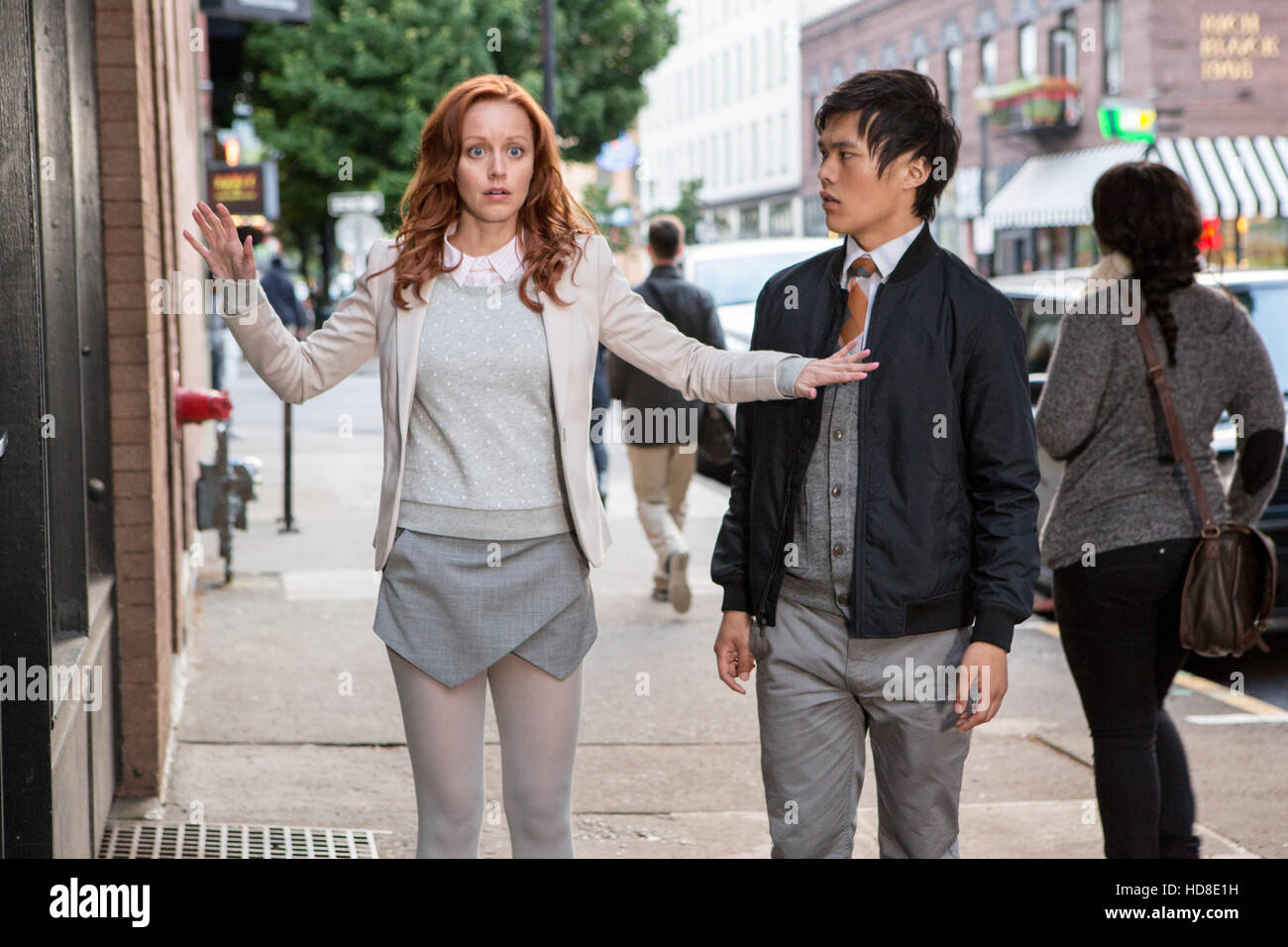 THE LIBRARIANS, l-r: Lindy Booth, John Kim in 'And the Horns of a ...