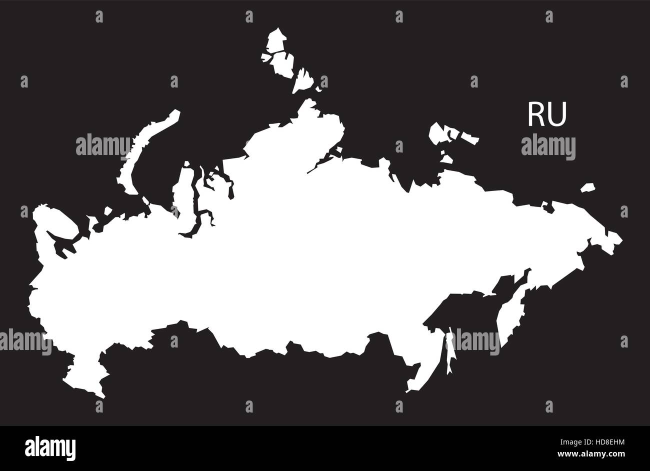 Russia map Stock Vector Images - Alamy