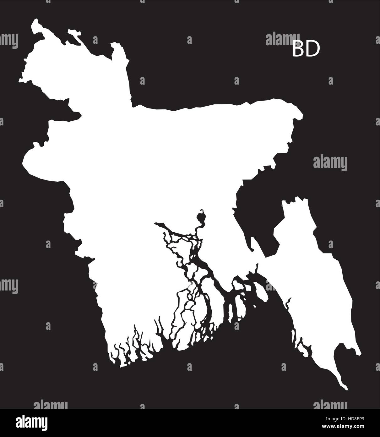 Bangladesh map hi-res stock photography and images - Alamy
