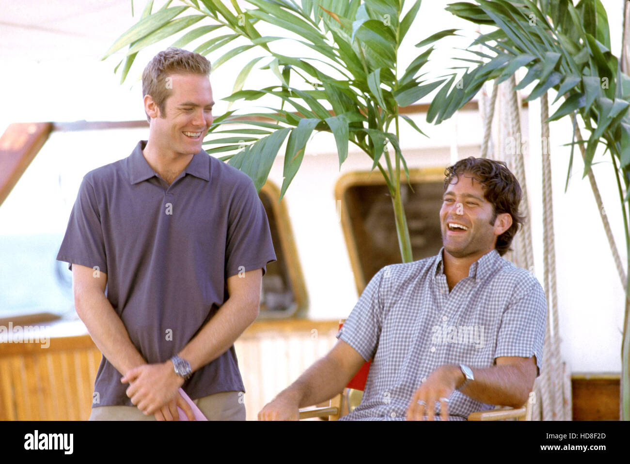 LOVE CRUISE: THE MAIDEN VOYAGE, Host Justin Gunn, Contestant Darin ...