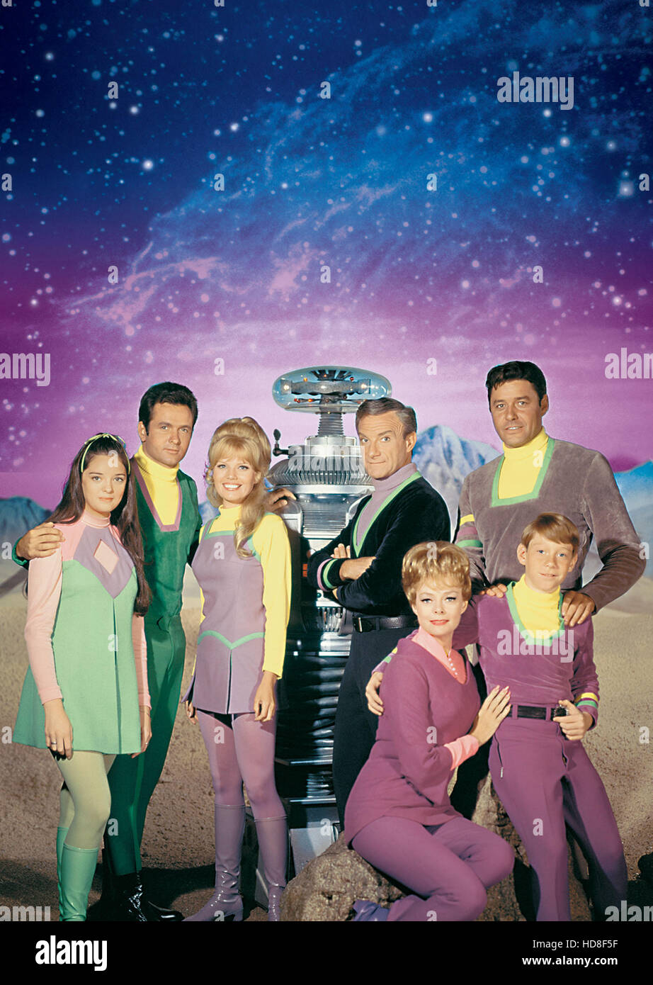 LOST IN SPACE, Angela Cartwright, Mark Goddard, Marta Kristen, The ...