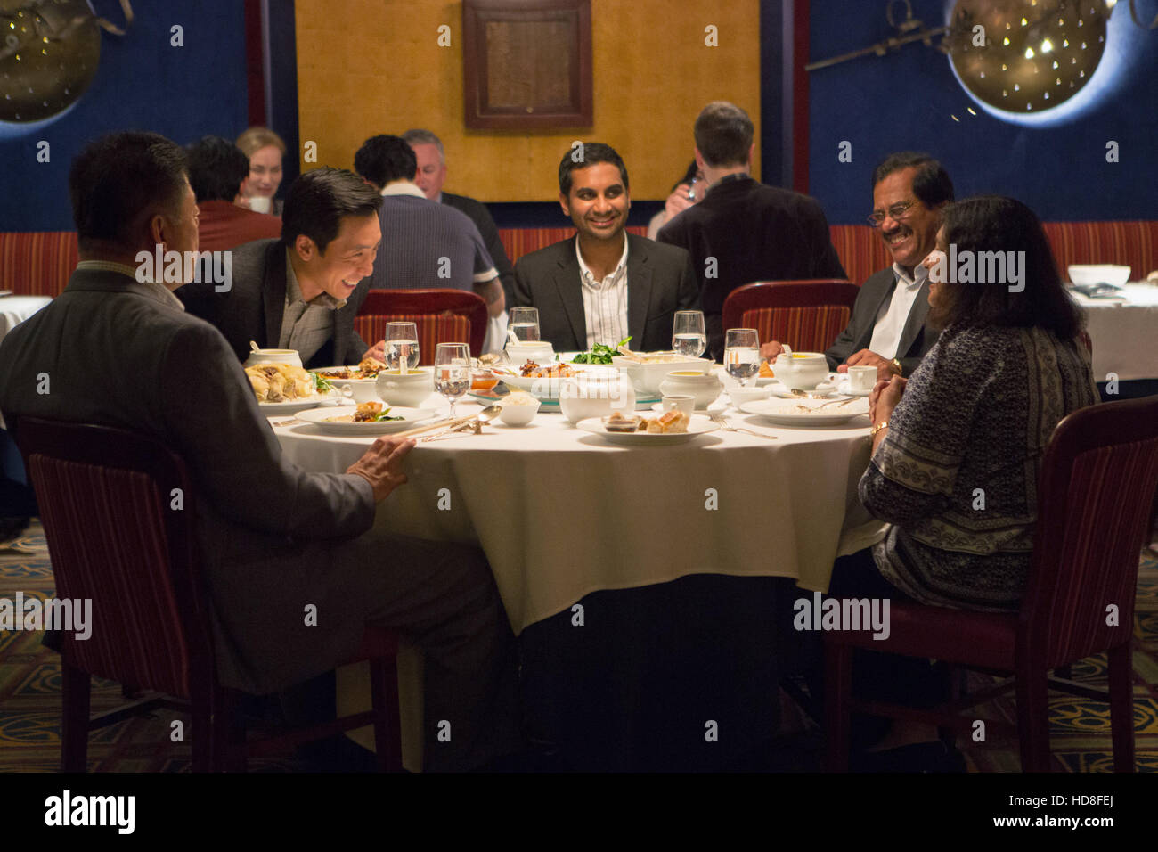 MASTER OF NONE, l-r: Clem Cheung, Kelvin Yu, Aziz Ansari, Shoukath ...