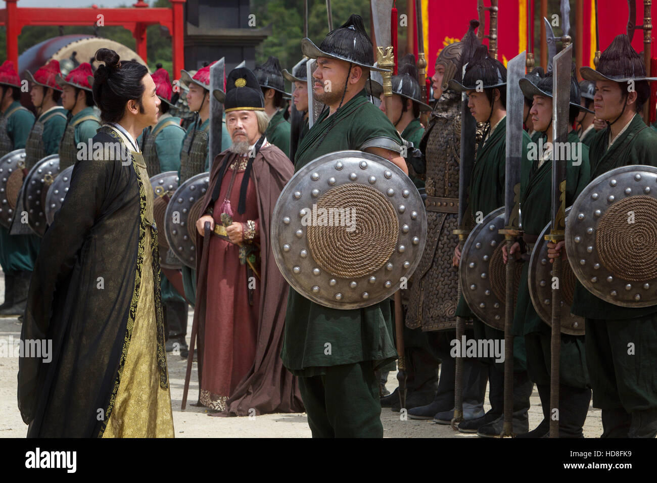 MARCO POLO, Chin Han (left), (Season 1, aired Dec. 12, 2014). photo ...
