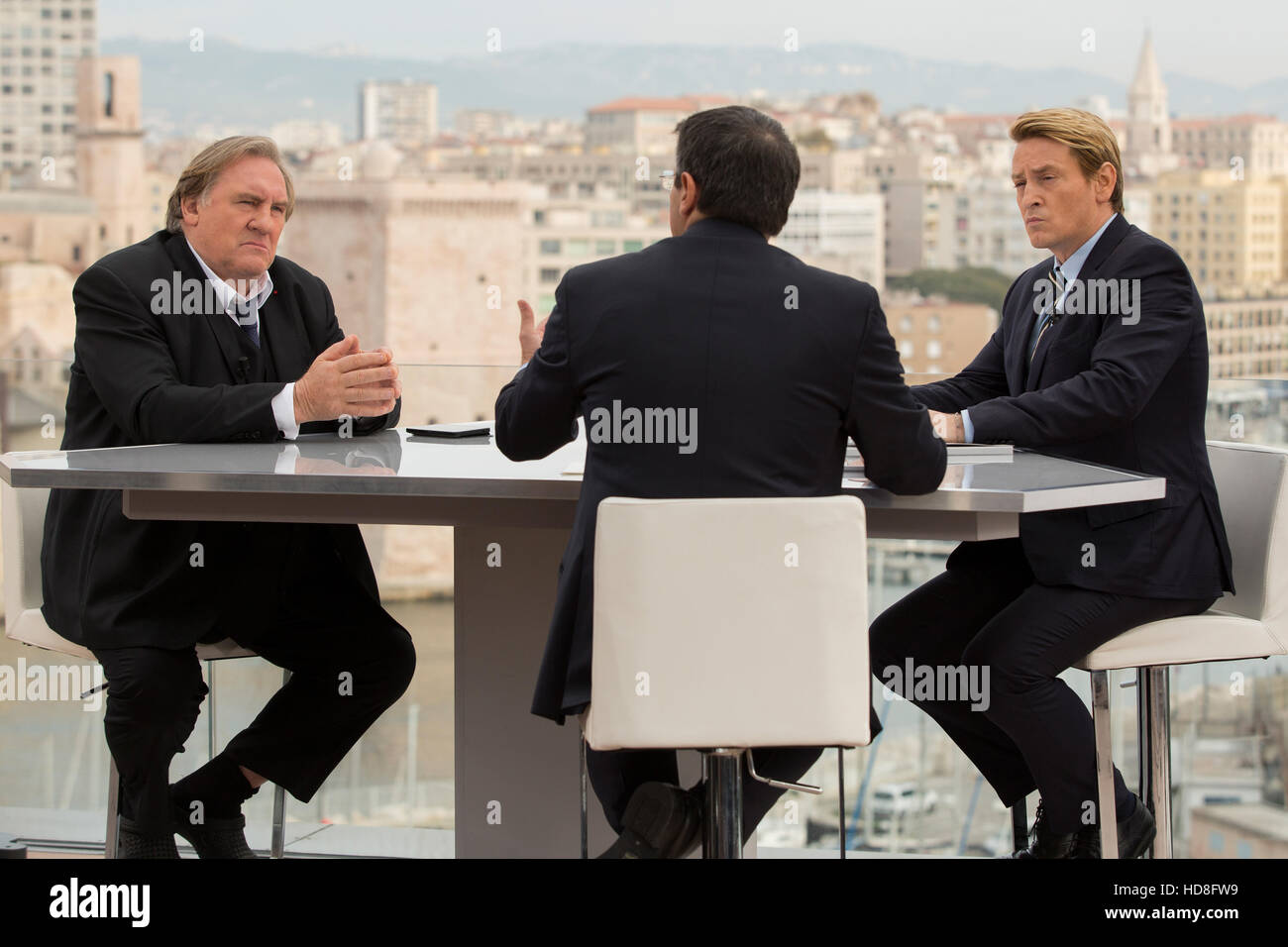 MARSEILLE, left: Gerard Depardieu, right: Benoit Magimel in 'La Lutte ...