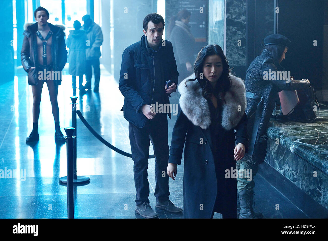 MAN SEEKING WOMAN, l-r: Eric Andre, Jay Baruchel, Maya Erskine in ...