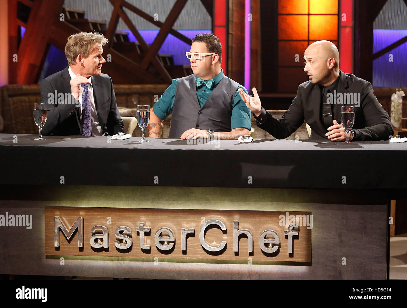 MASTERCHEF JR., l-r: Gordon Ramsay, Graham Elliot, Joe Bastianich in ...