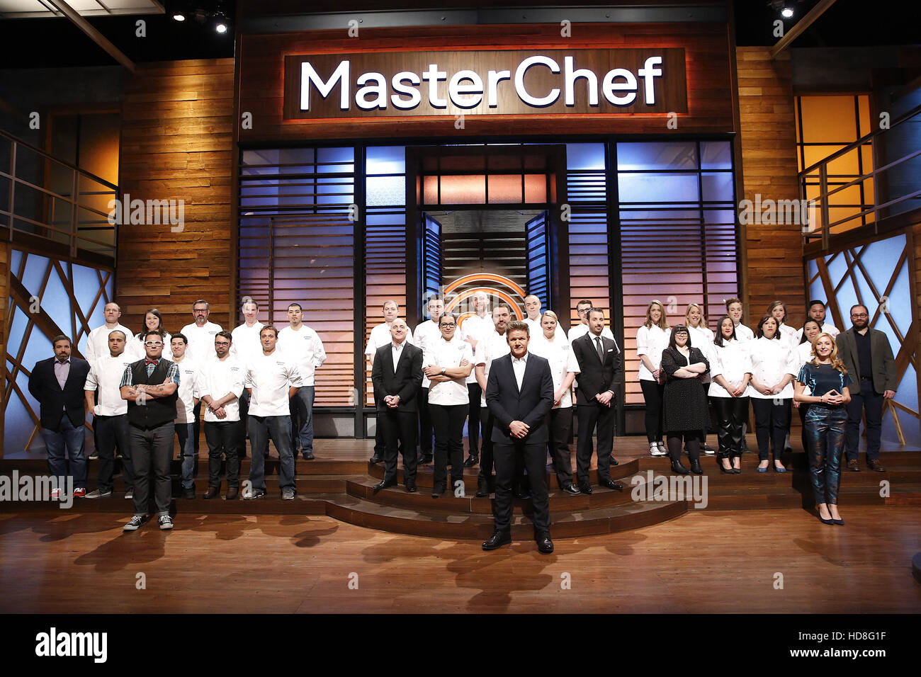 MASTERCHEF, Graham Elliot (front, left), Gordon Ramsay (front, center ...