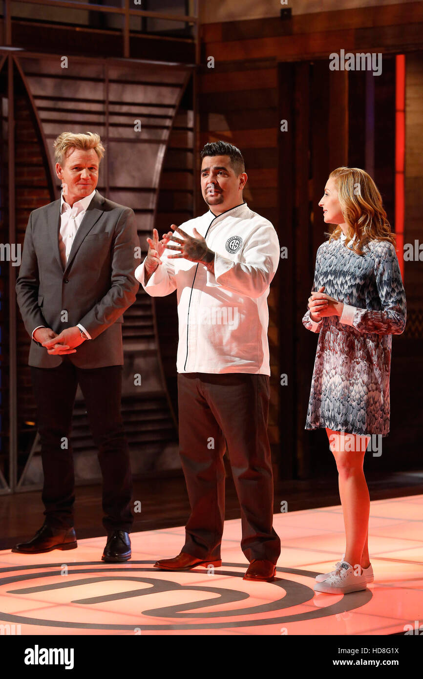 MASTERCHEF (aka MASTER CHEF), from left: Gordon Ramsay, chef Aaron ...