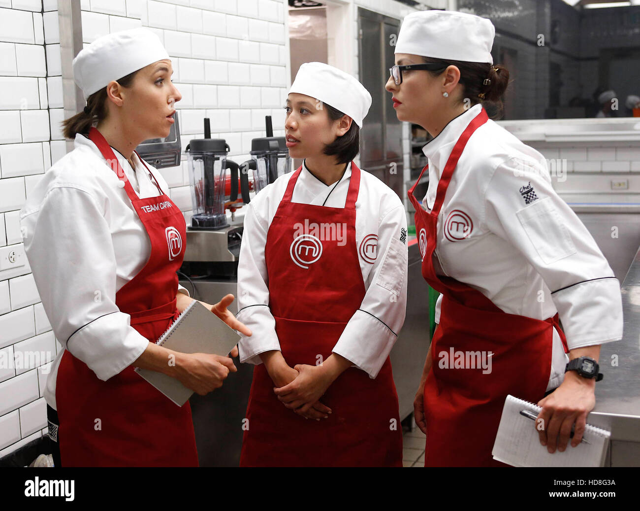MASTERCHEF (aka MASTER CHEF), (from left): chef contestants Becky Reams ...