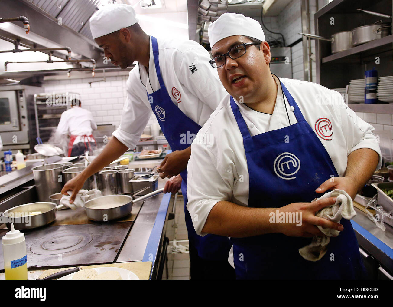 MASTERCHEF (aka MASTER CHEF), (from left): chef contestants Joshua ...