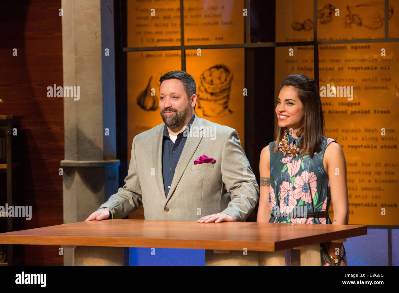 MAN VS. CHILD: CHEF SHOWDOWN, l-r: Mike Isabella, Alia Zane, (Season 1 ...