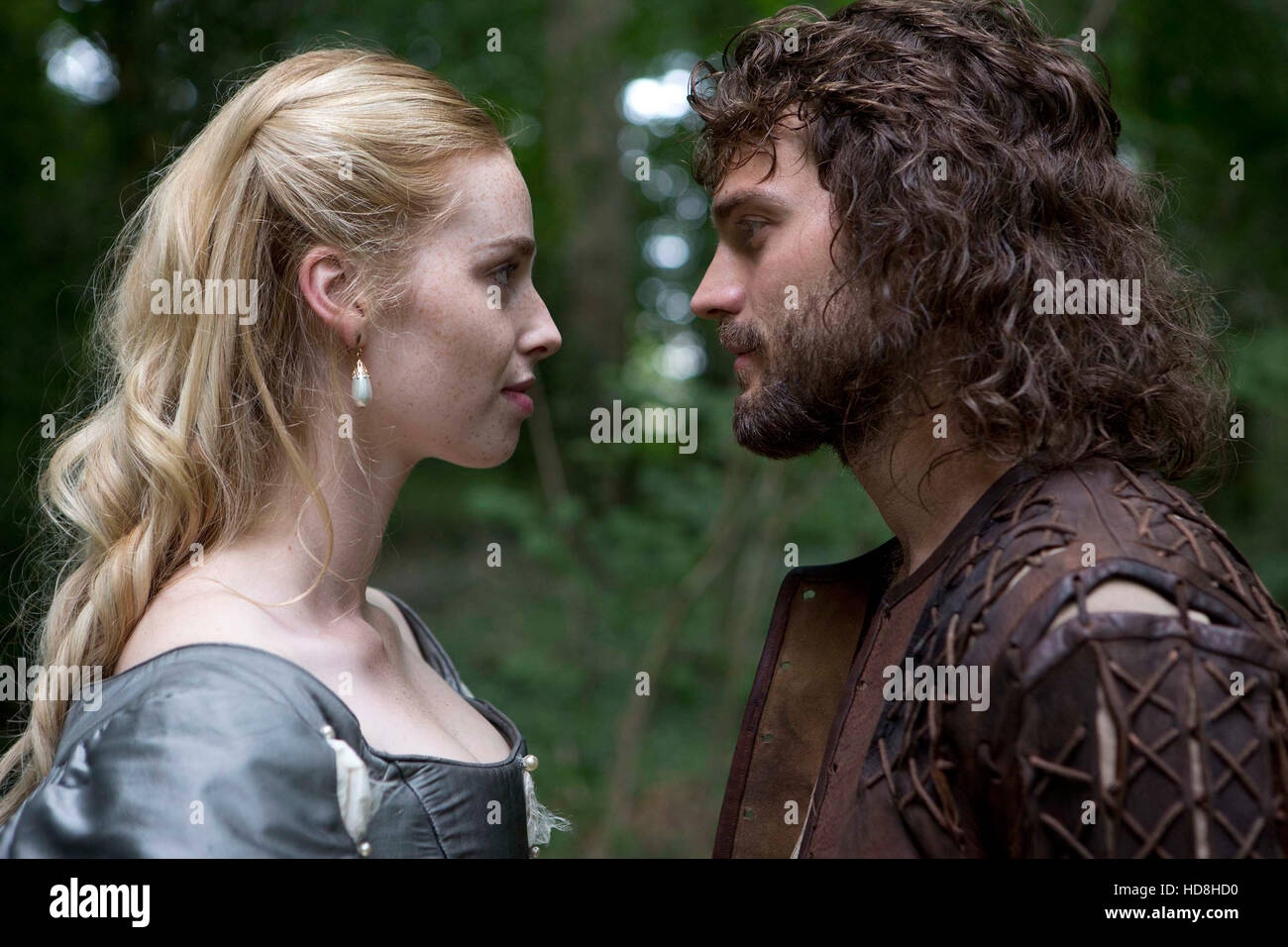 NEW WORLDS, l-r: Freya Mavor, Jamie Dornan (aired April 1, 2014). ph ...