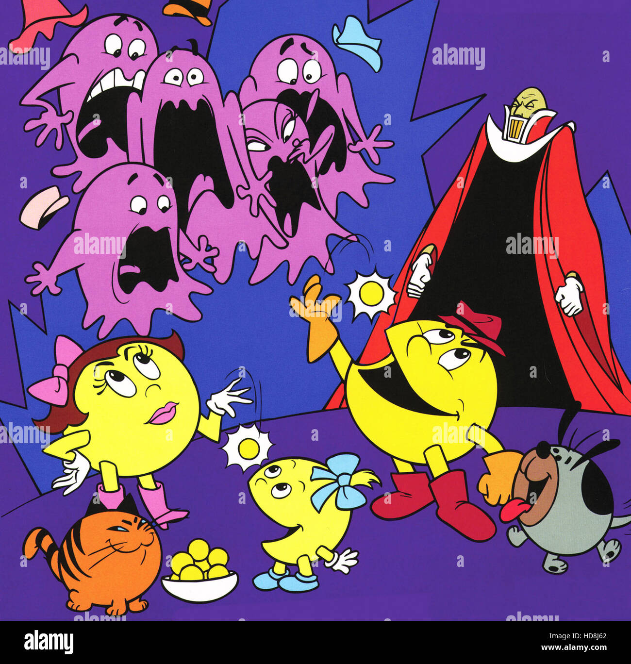 PAC-MAN (aka ADVENTURES OF PAC-MAN), Sour Puss, Ms. Pac-Man, Pac-Baby ...