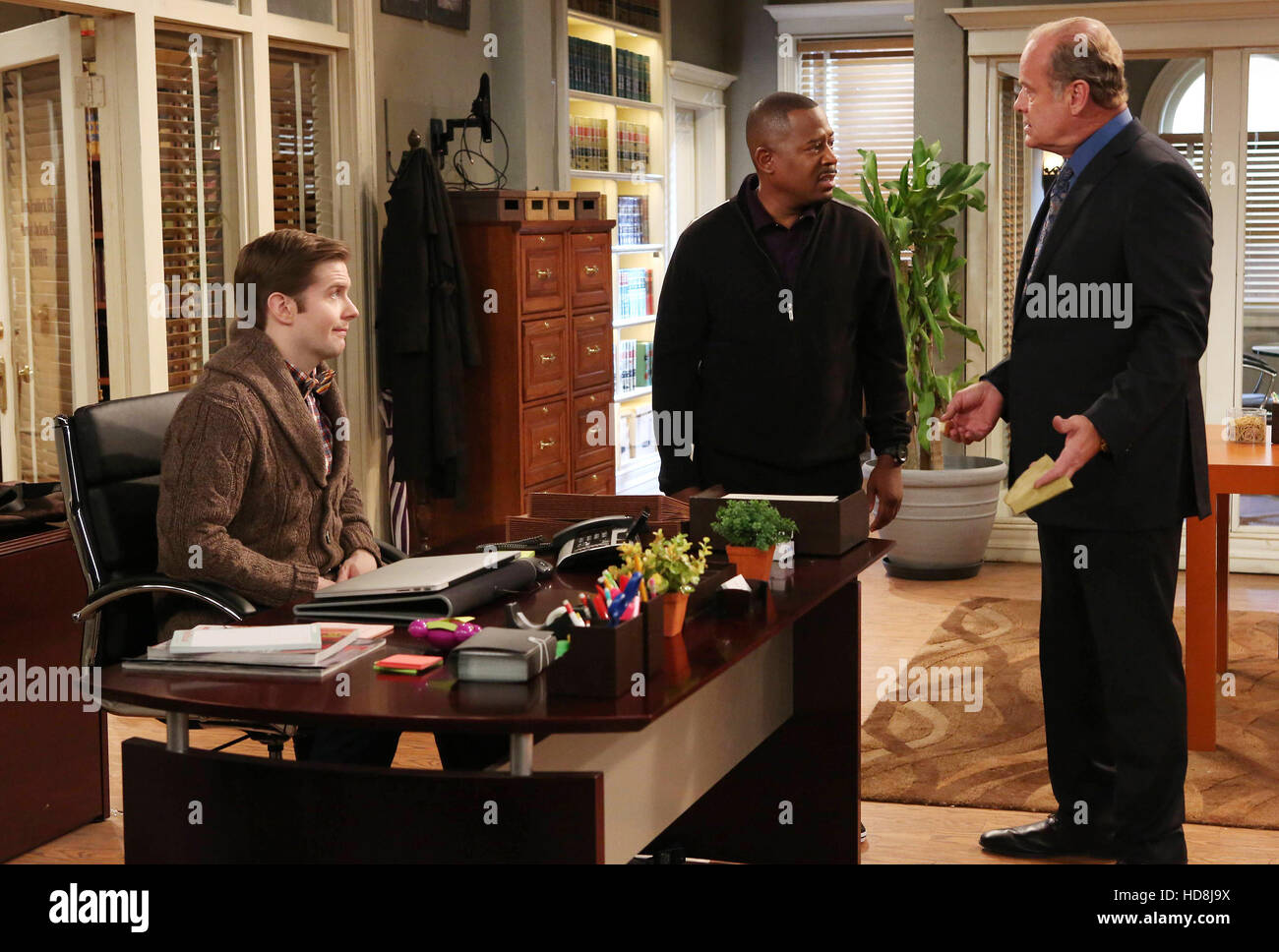 PARTNERS, l-r: Rory O'Malley, Martin Lawrence, Kelsey Grammer in 'Doug ...