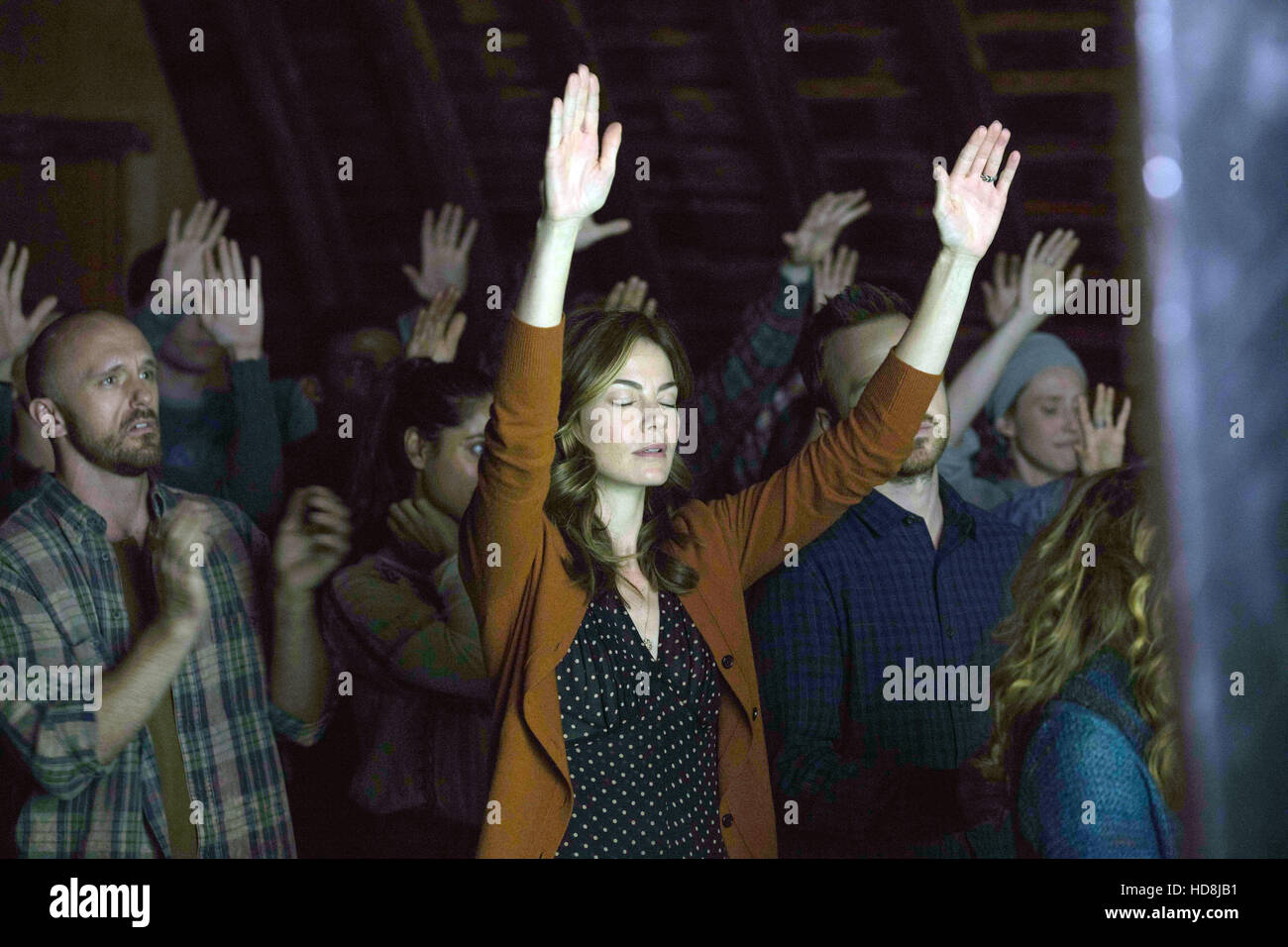 THE PATH, Michelle Monaghan (center), 'What the Fire Throws', (Season 1, ep. 101, aired March 30 ...