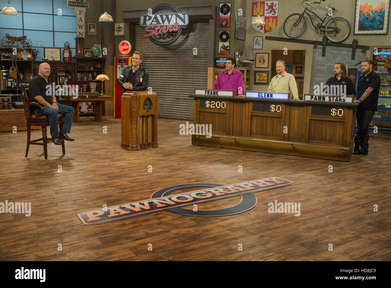 PAWNOGRAPHY, (from left): Rick Harrison, host Christopher Titus ...