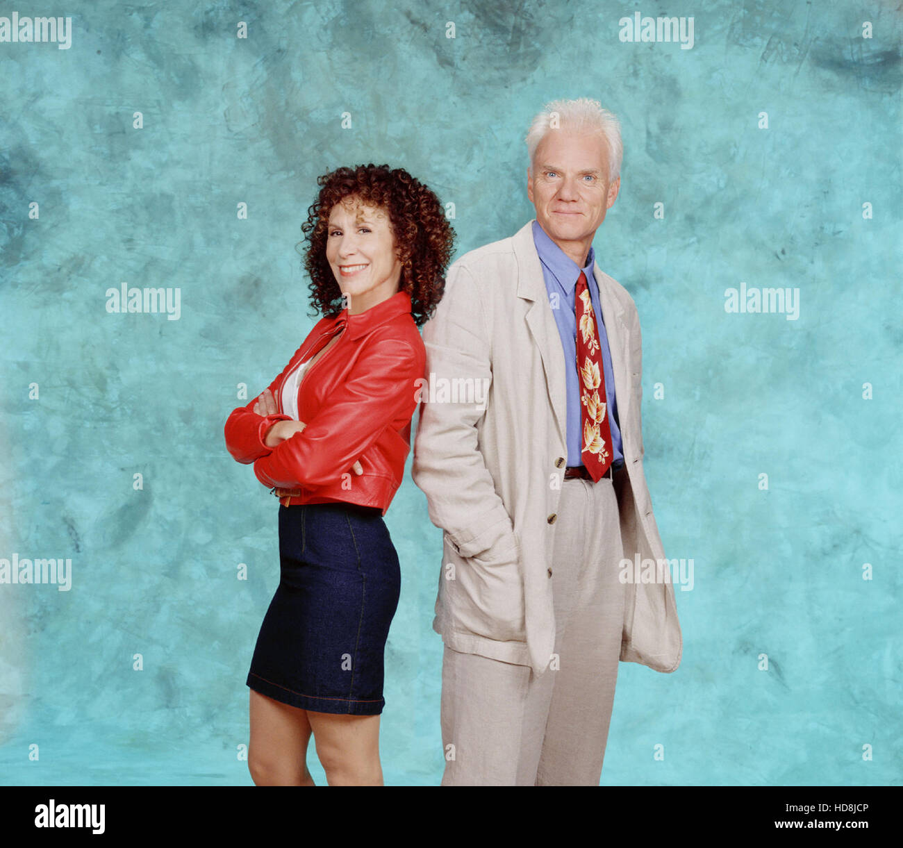 PEARL, (from left): Rhea Perlman, Malcolm McDowell, 1996-97. photo ...