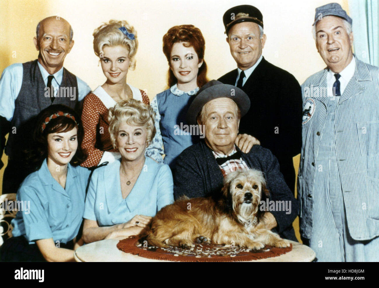 PETTICOAT JUNCTION, (back, l-r): Frank Cady, Jeannine Riley, Linda Kaye ...