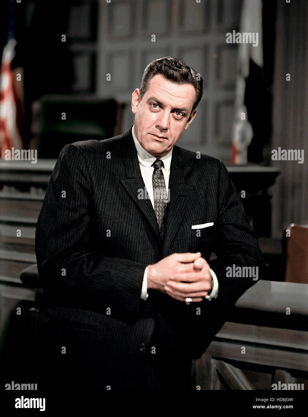 PERRY MASON, Raymond Burr, 1957-1966 Stock Photo - Alamy