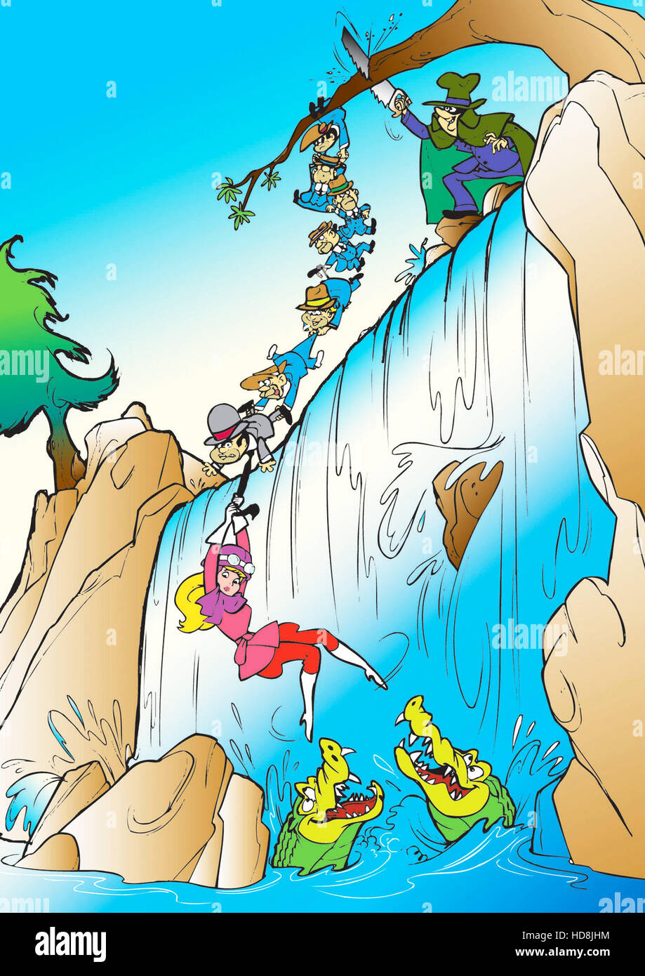 THE PERILS OF PENELOPE PITSTOP, The Hooded Claw, Ant Hill Mob, Penelope ...