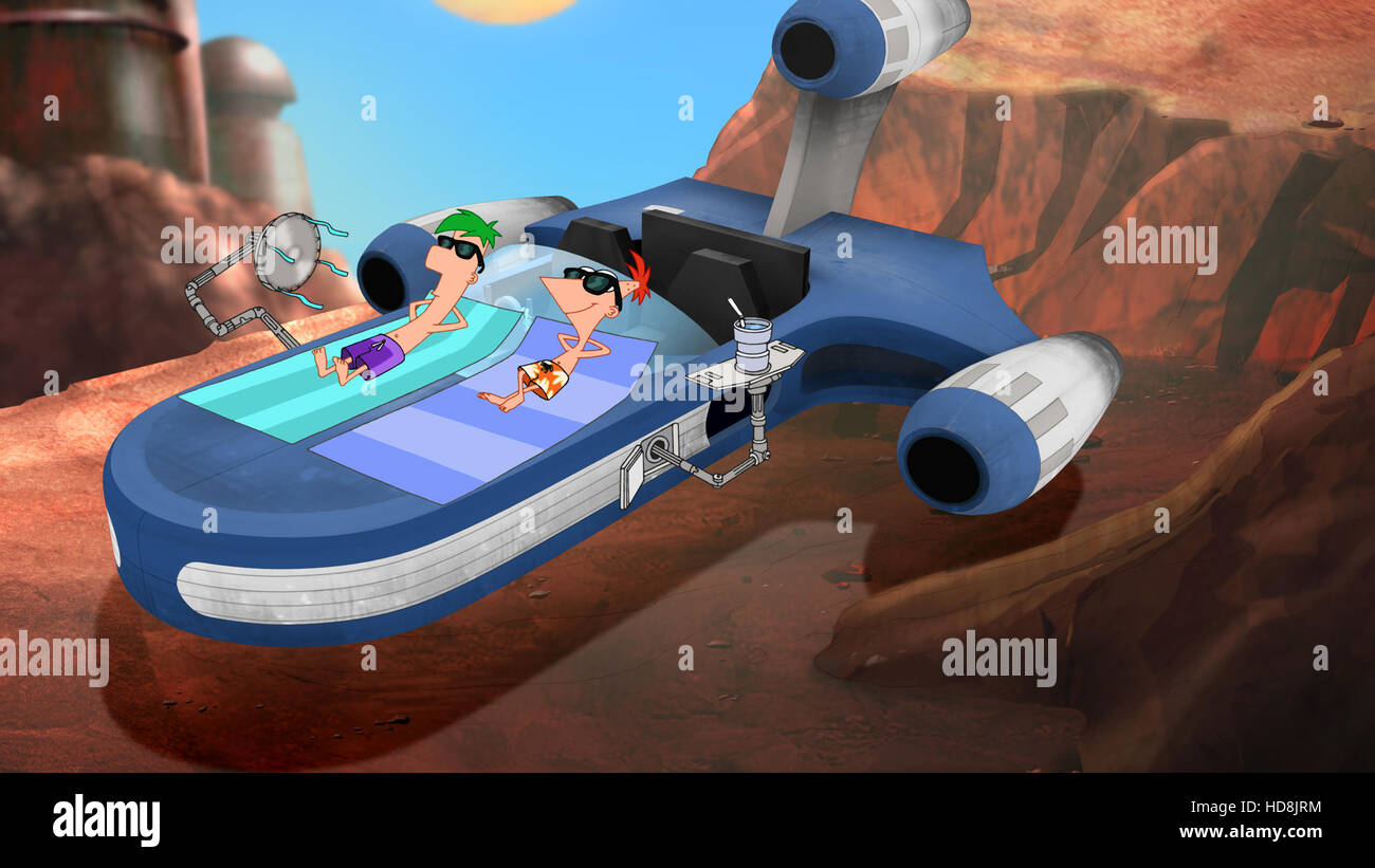 PHINEAS AND FERB: STAR WARS, (from left): Ferb Fletcher, Phineas Flynn ...
