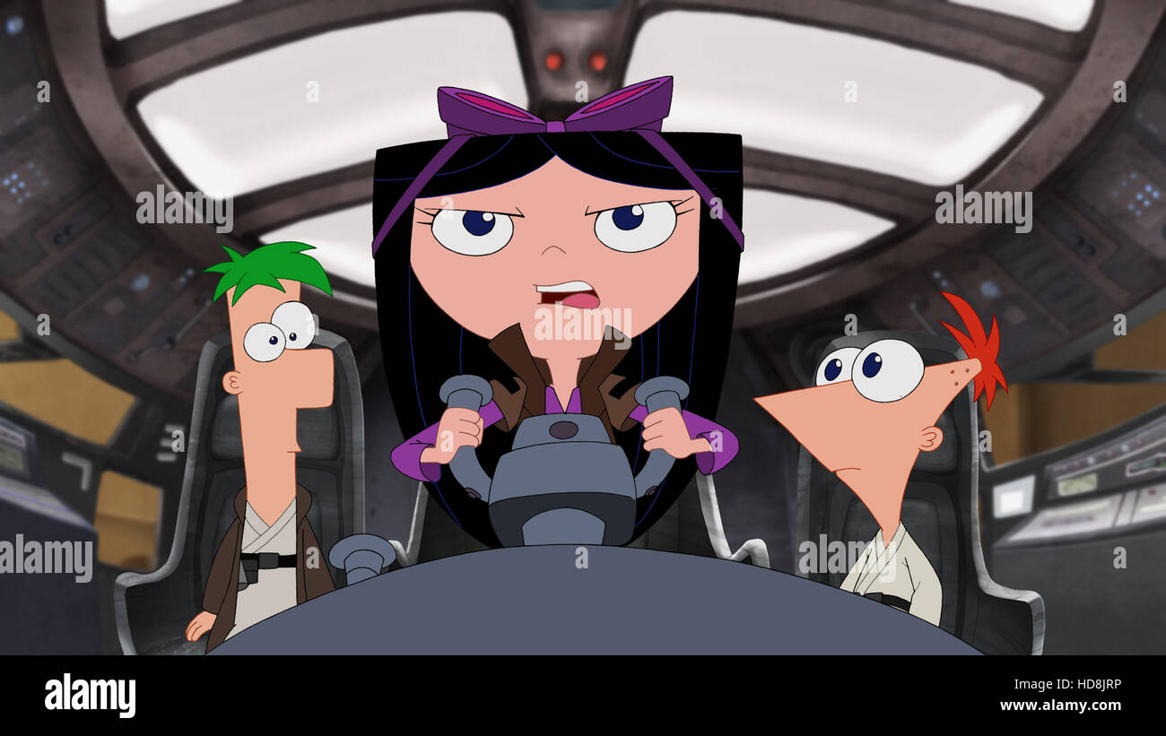 PHINEAS AND FERB: STAR WARS, (from left): Ferb Fletcher, Isabella ...
