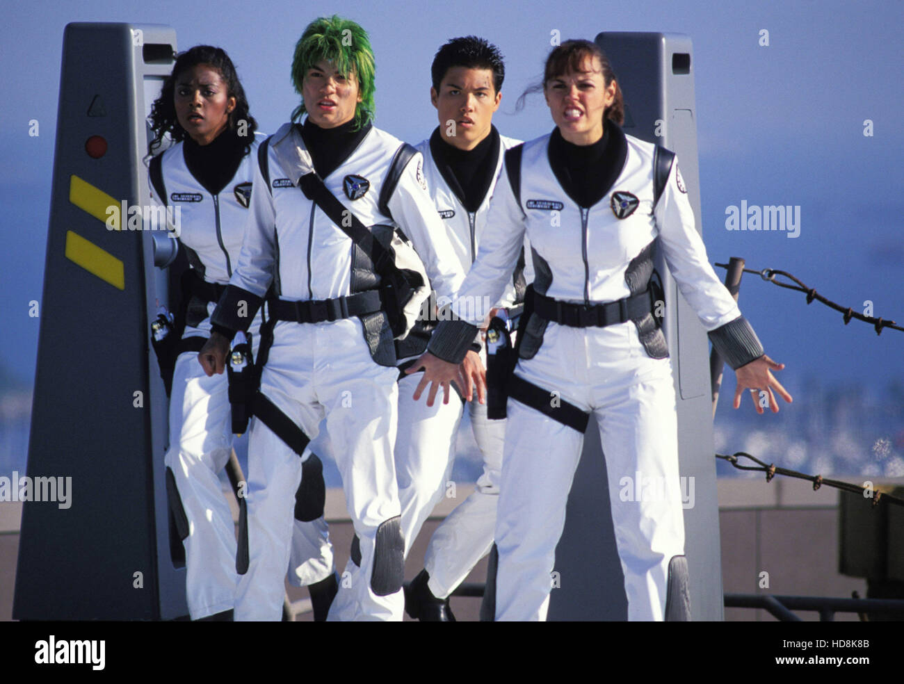 POWER RANGERS TIME FORCE, Deborah Estelle Phillips (left), Michael ...