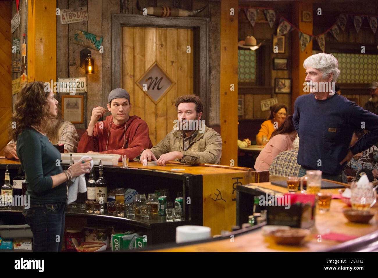 THE RANCH, (from left): Debra Winger, Ashton Kutcher, Danny Masterson ...