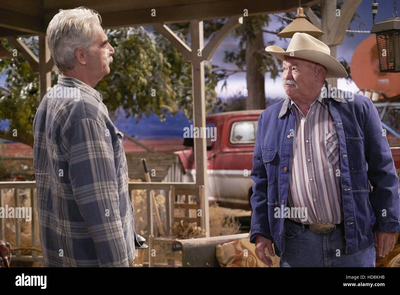 THE RANCH, (from left): Sam Elliott, Walter Grant III, 'There Goes My ...