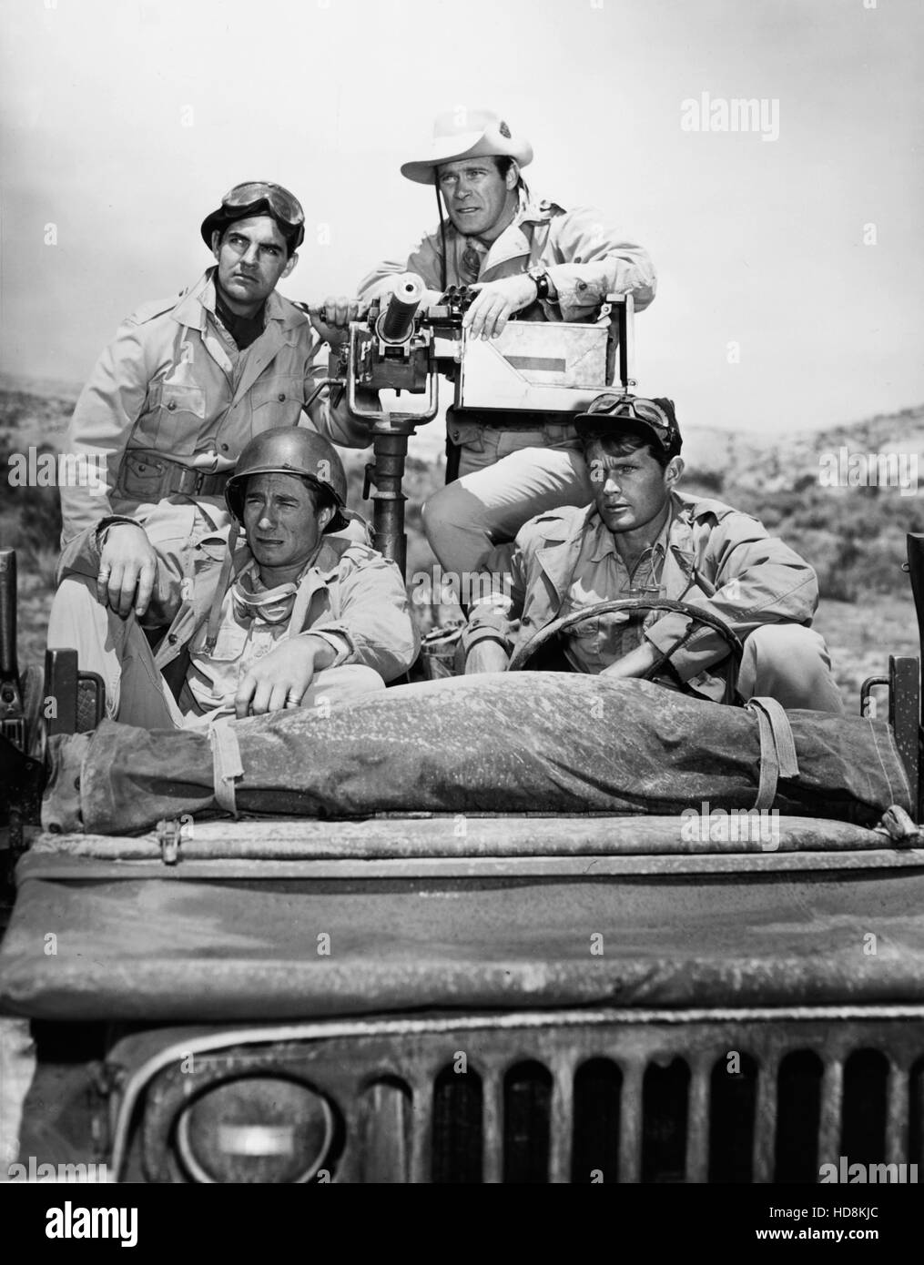 RAT PATROL, (clockwise from top left), Gary Raymond, Christopher George ...