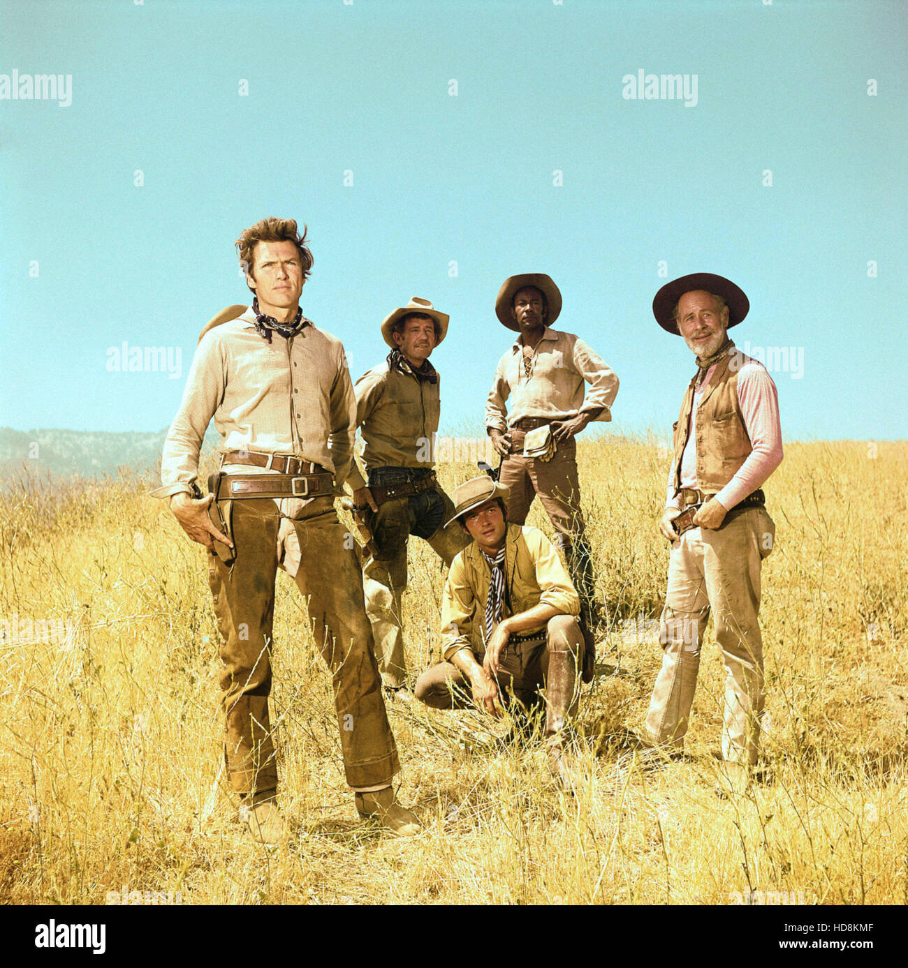 RAWHIDE, Clint Eastwood, Steve Raines, Eric Fleming, Raymond St ...