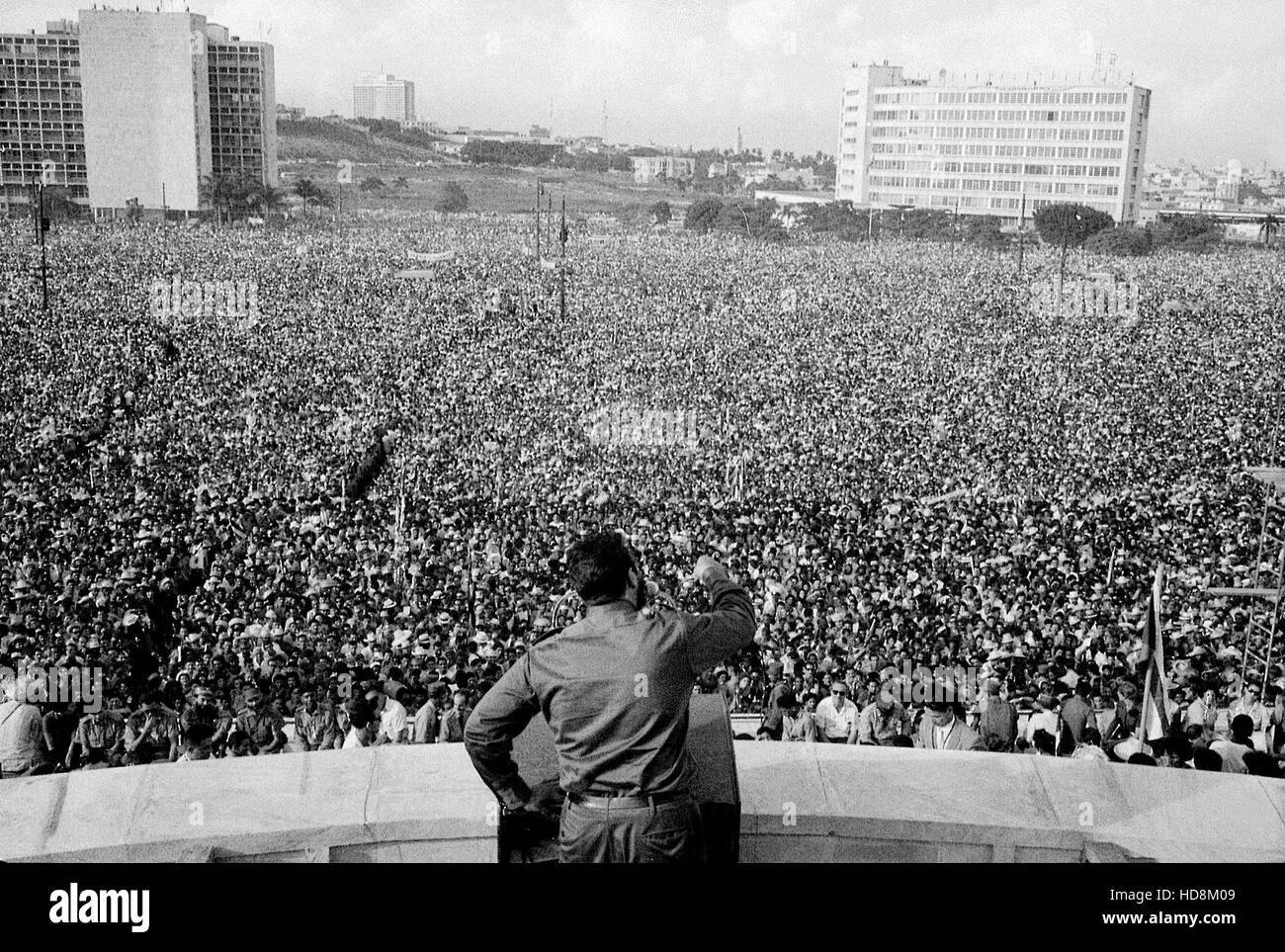 REVOLUCION: FIVE VISIONS, Fidel Castro speaking in Havana's Plaza de la ...