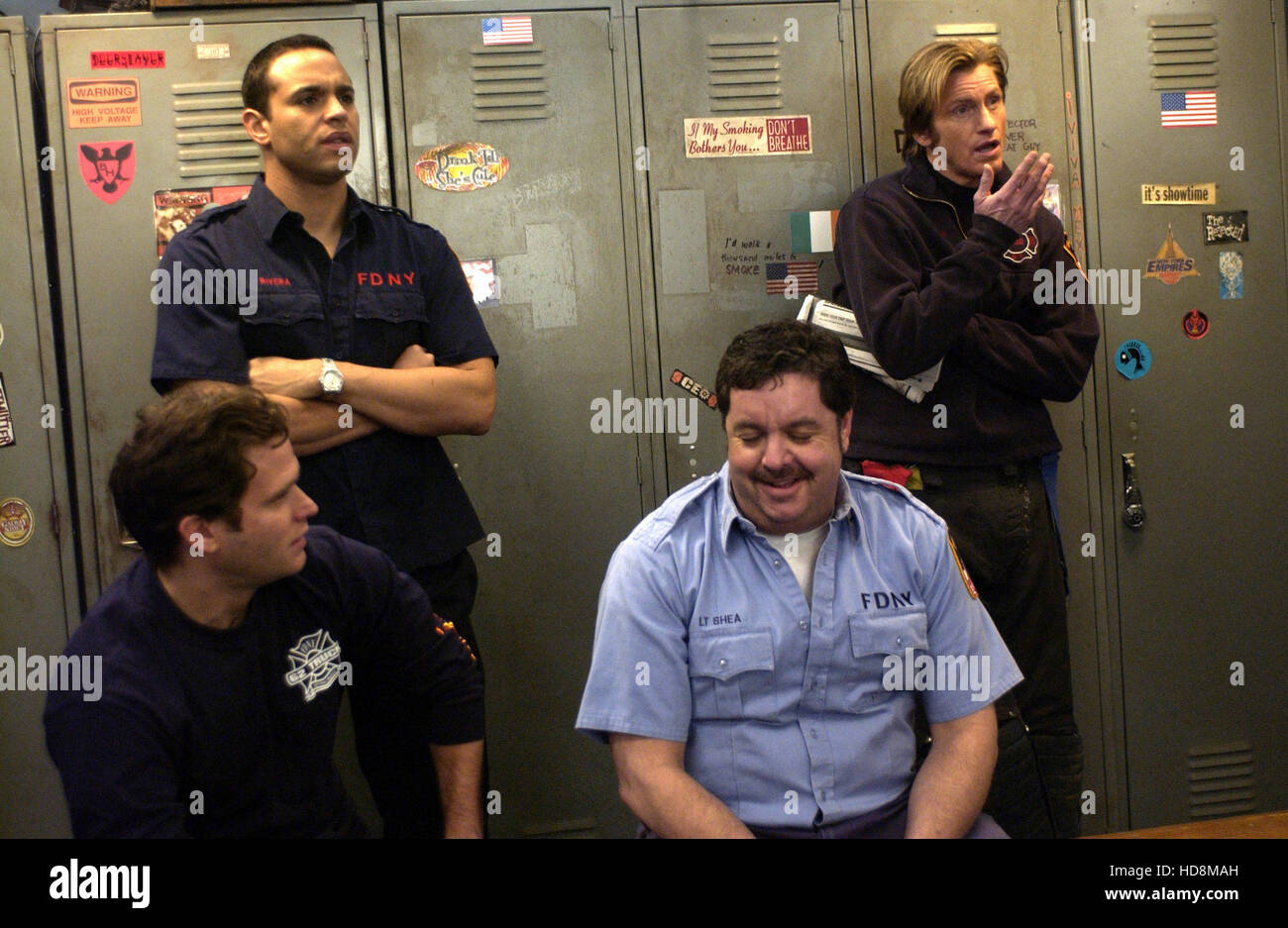 RESCUE ME, (standing) Daniel Sunjata, Denis Leary, (sitting) Steven ...