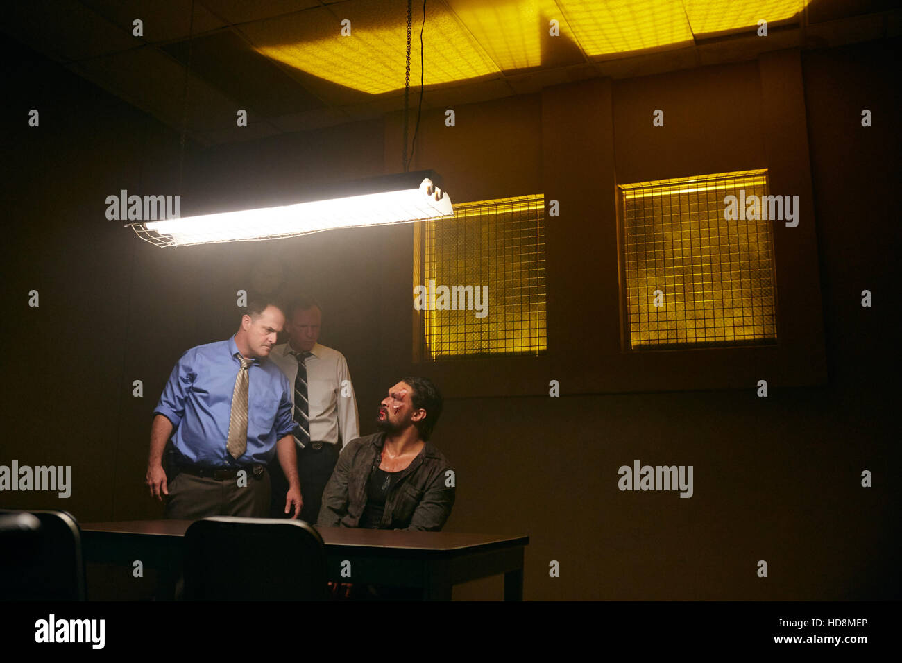 THE RED ROAD, l-r: Griff Furst, Antoni Corone, Jason Momoa in 'Gifts ...