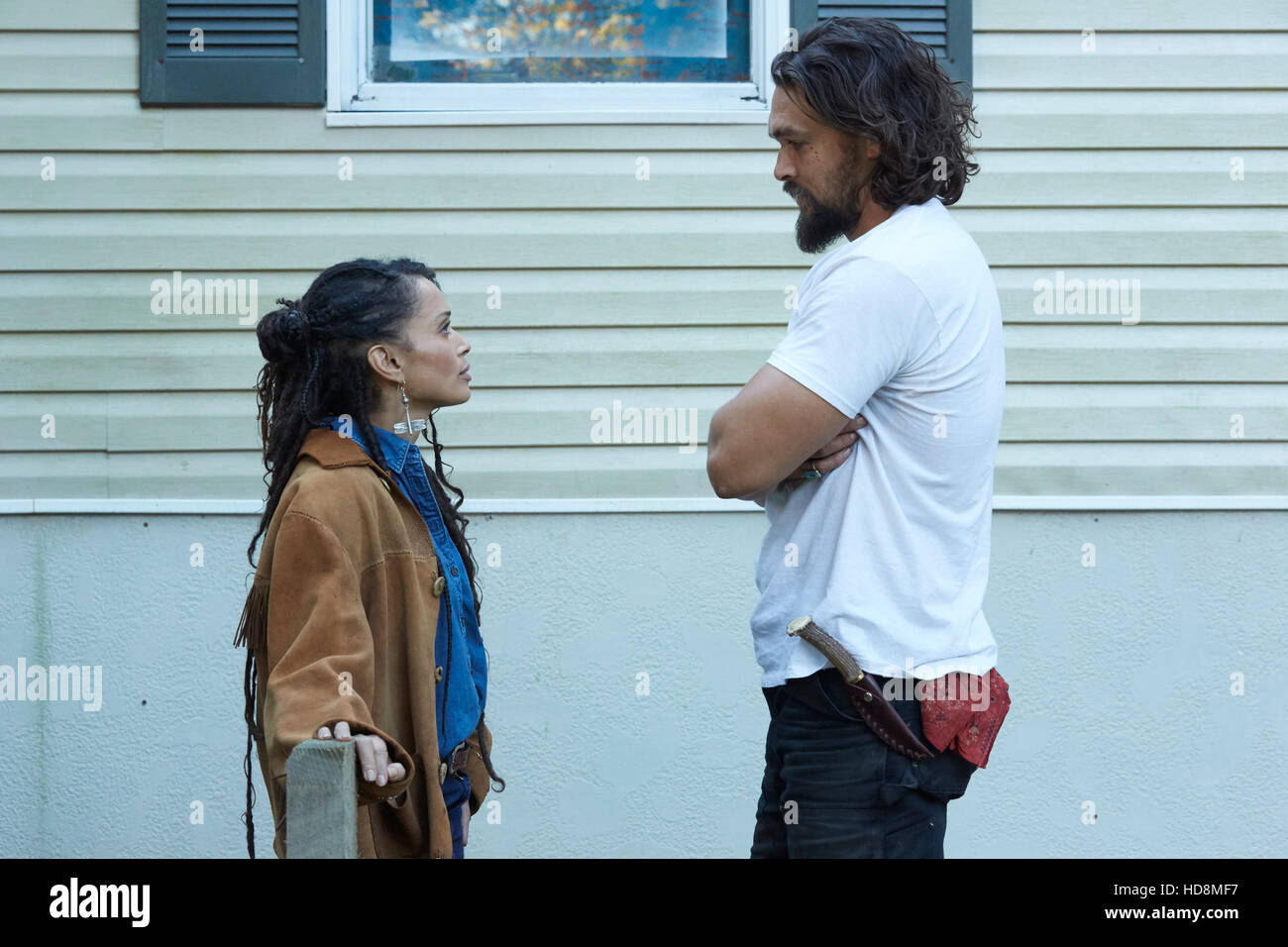 THE RED ROAD, (from left): Lisa Bonet, Jason Momoa, 'A Cure', (Season 2, ep. 204, aired April 23 ...