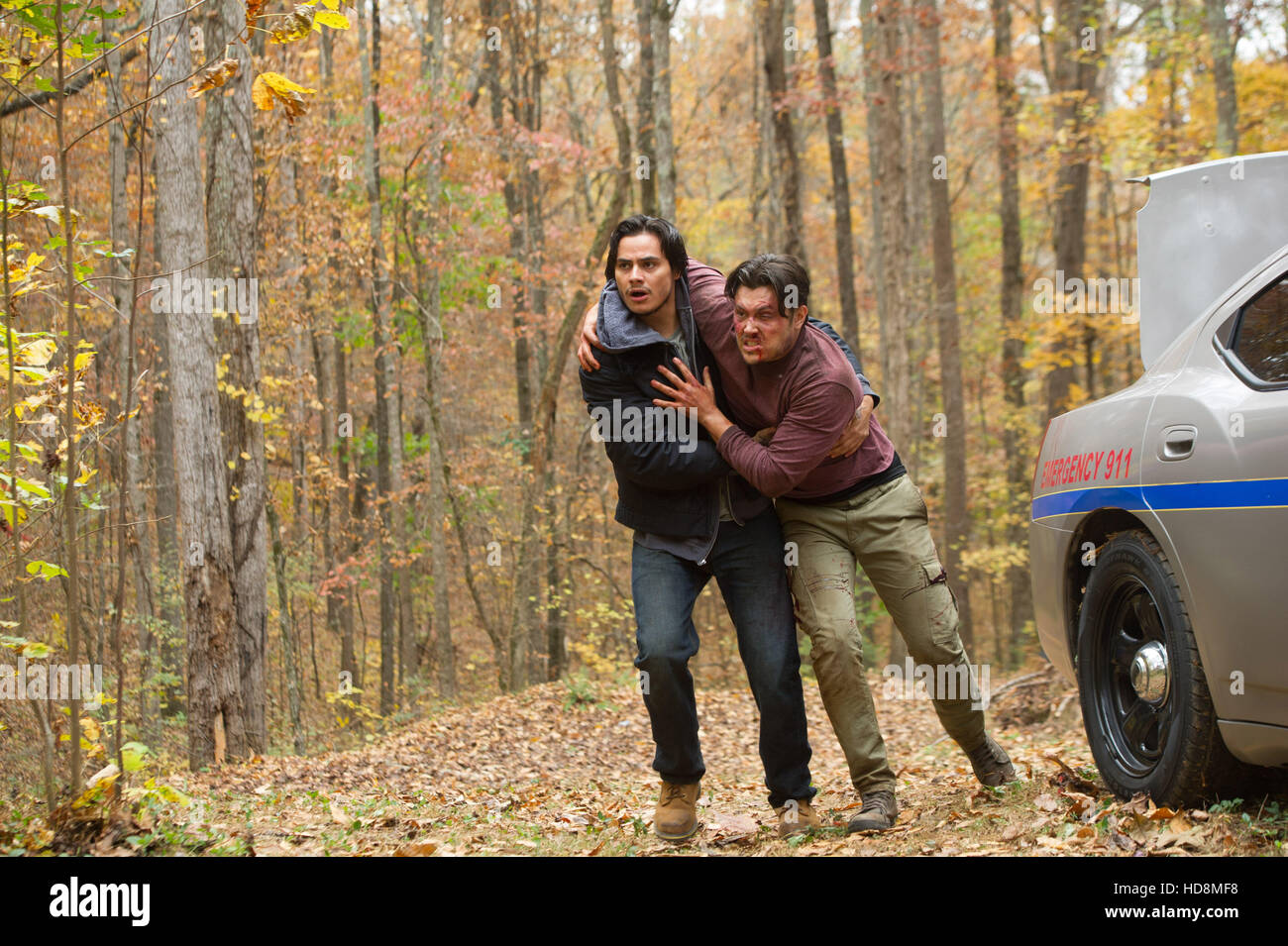 THE RED ROAD, (from left): Kiowa Gordon, Blair Redford, 'A Cure ...