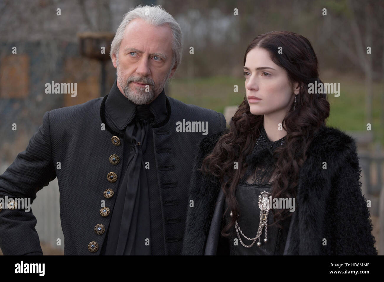 SALEM, l-r: Xander Berkeley, Janet Montgomery, (Season 1, 2014). ph ...