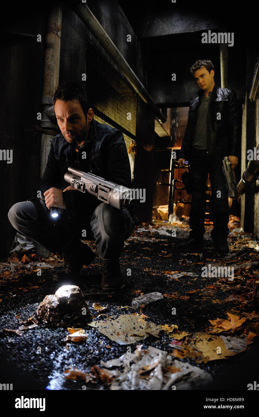 SANCTUARY, l-r: Ryan Robbins, Robin Dunne in 'Monsoon' (Season 4 ...