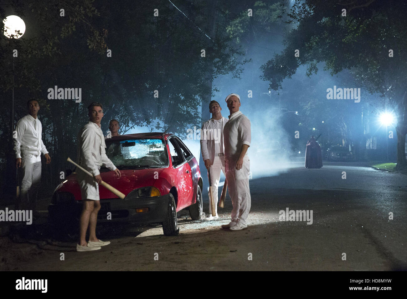 SCREAM QUEENS, (from left): Lucien Laviscount, Aaron Rhodes, Austin ...