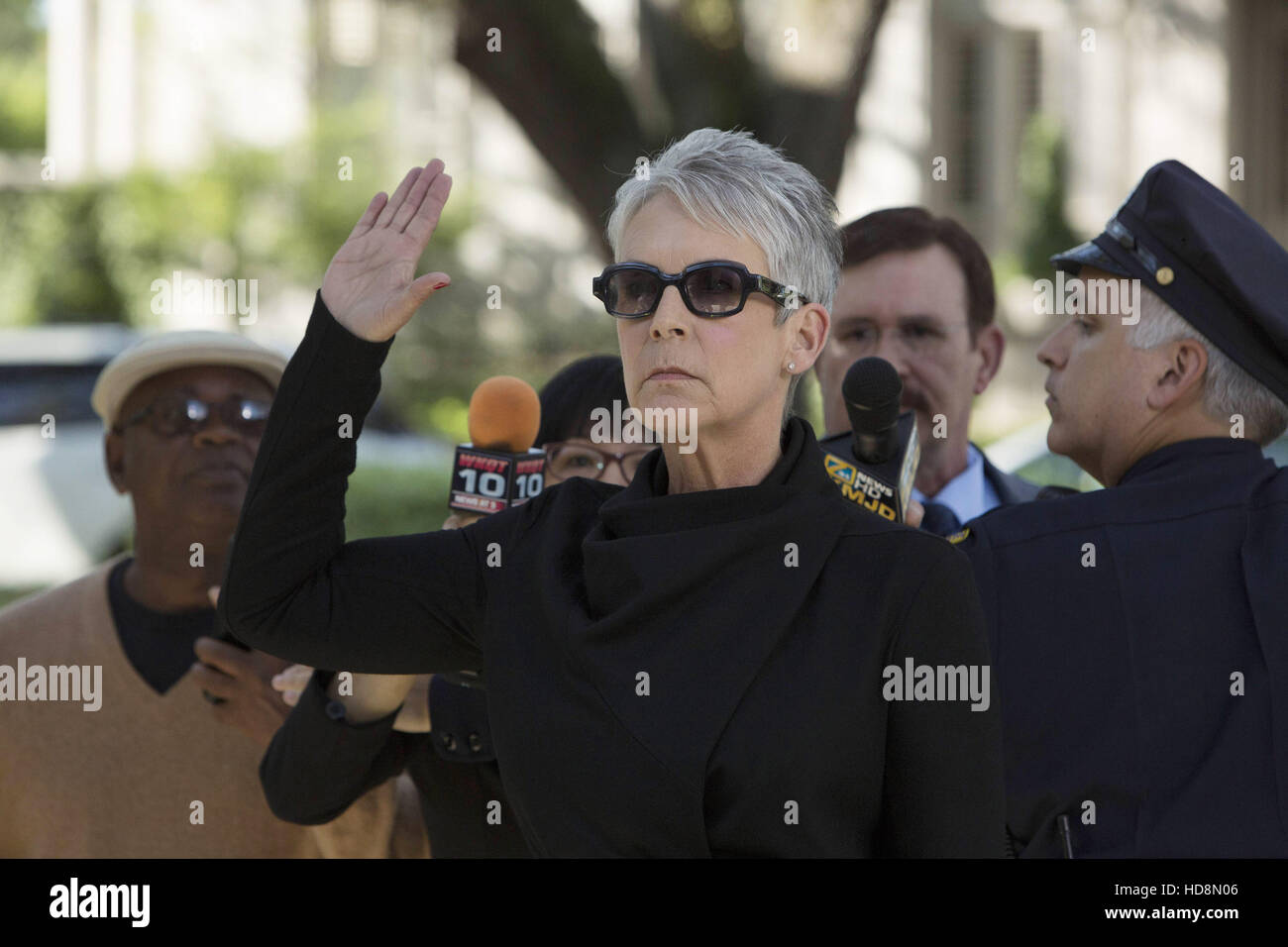 SCREAM QUEENS, Jamie Lee Curtis in 'Pilot' (Season 1, Episode 1, aired ...